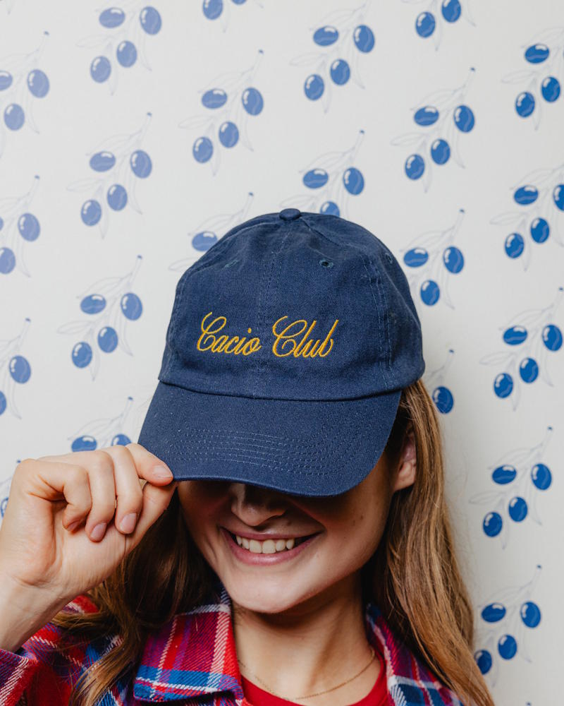 Cacio Club Hat - Navy Blue & Gold – Pizzana